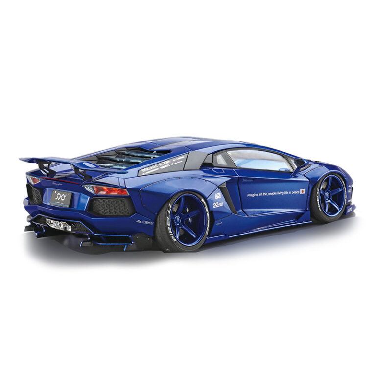 AOSHIMA Plastic model 1/24 LB-WORKS Lamborghini Aventador ver.2 Blue ...