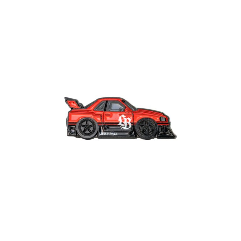 Leen Customs Pin Badge LB-ER34 Super Silhouette SKYLINE Red/Black - LB ...