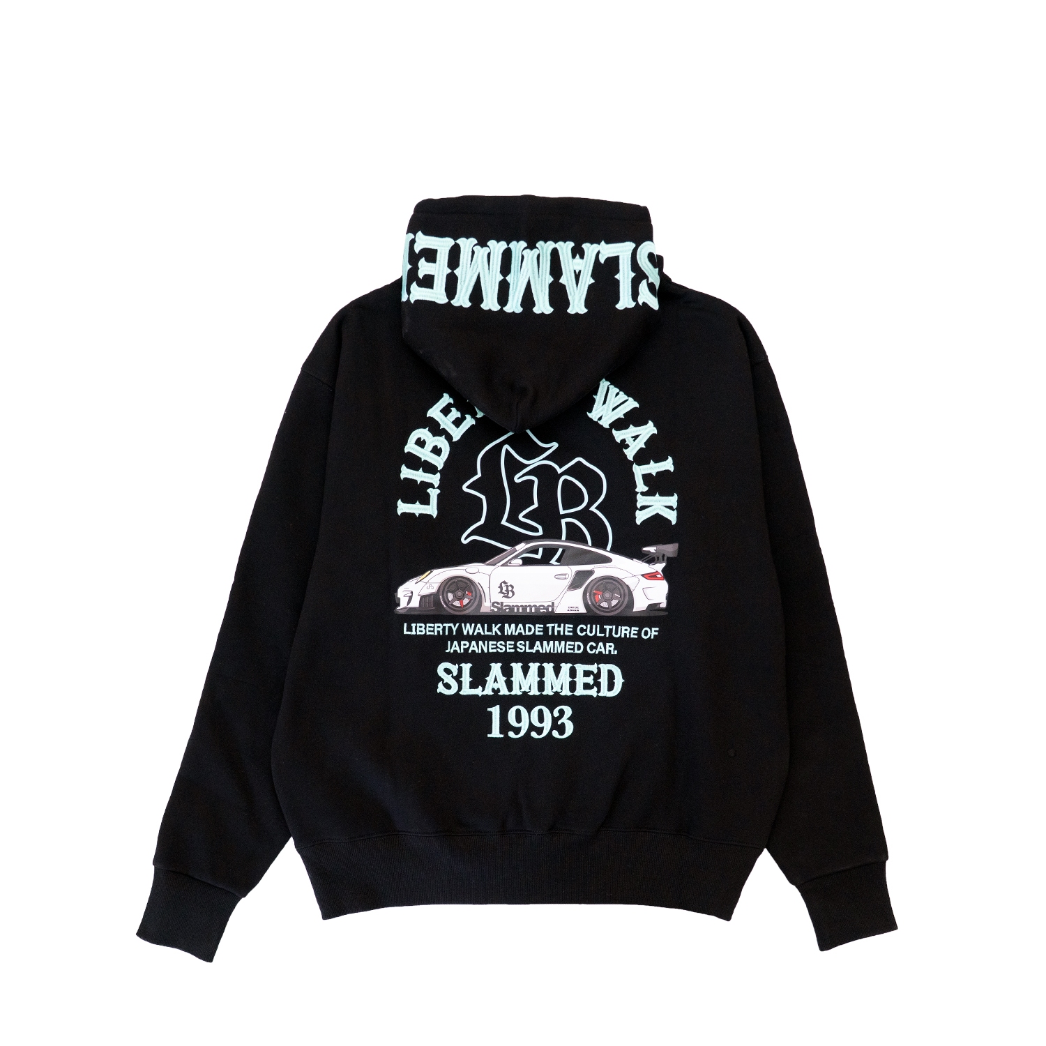 LB Slammed 刺绣 Logo 保时捷连帽衫 黑色 - LB-ONLINE STORE